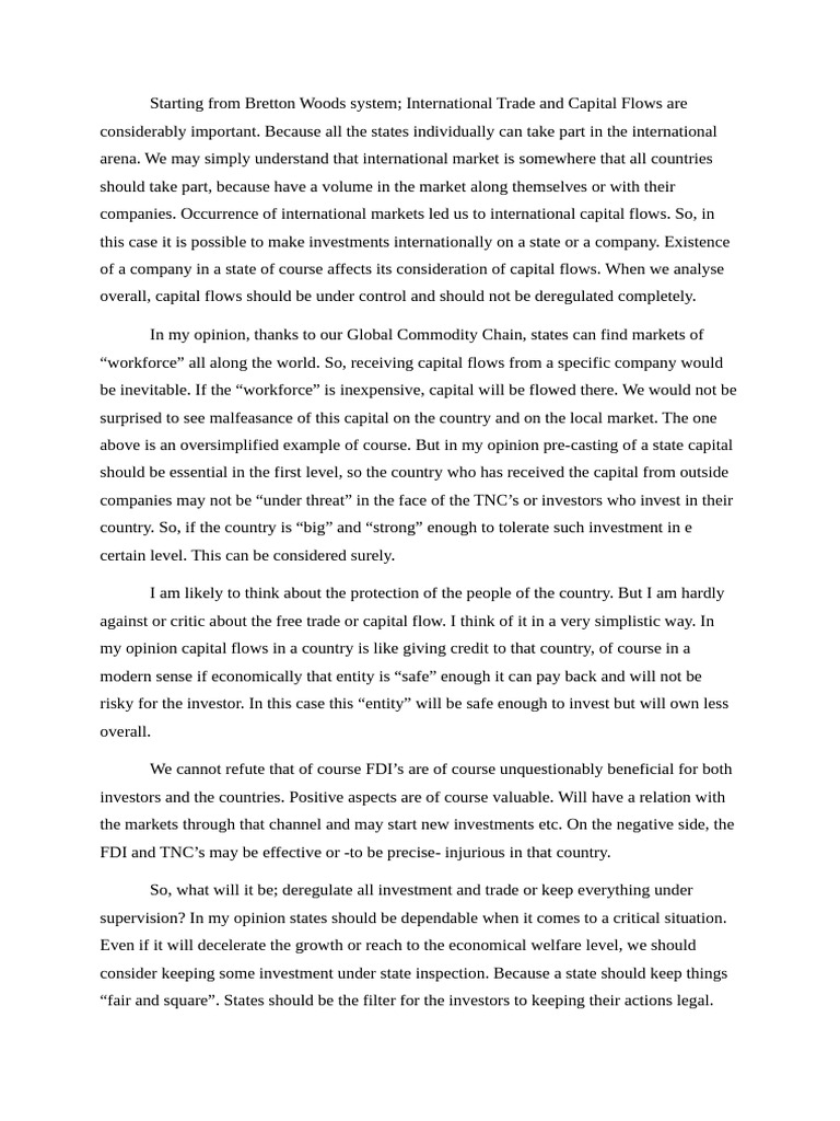 International Capital Flows | PDF | Investing | Economics