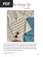'Mohair' Boat Neck Top - Knitting Pattern by Nelsknits | PDF | Gauge ...