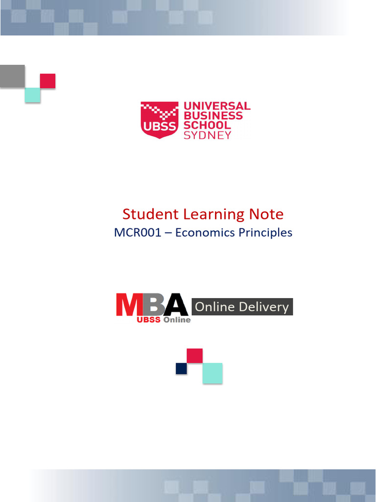 Economics Principles Overview | PDF | Economics | Inflation