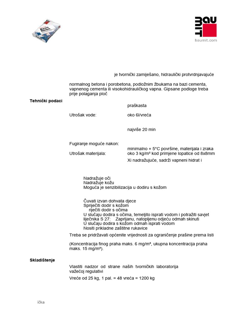 Tehnicka Uputa | PDF