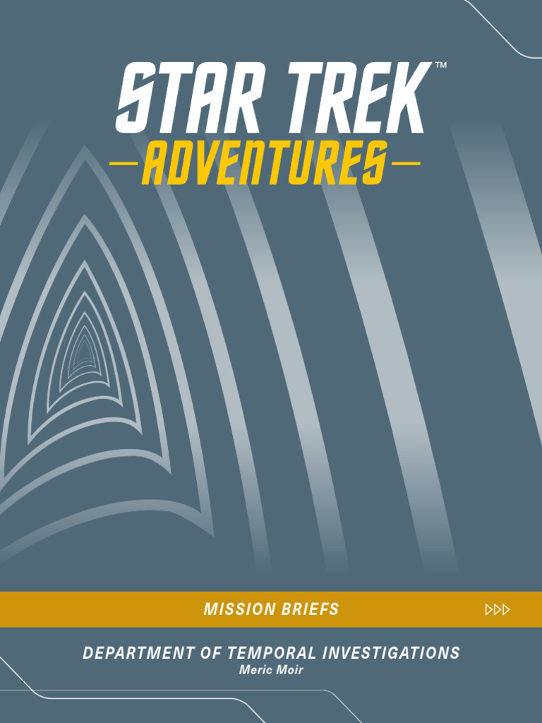 Starfleet's Temporal Investigations Guide | PDF | Vulcan (Star Trek ...