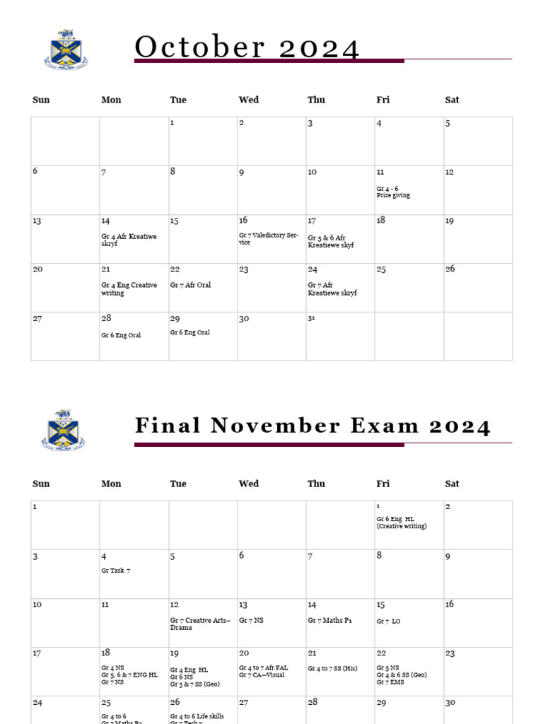 2024 Term 4 Plan | PDF
