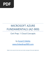 John Savill's AZ-900 Azure Fundamentals Certification Course Handout | PDF | Microsoft Azure ...