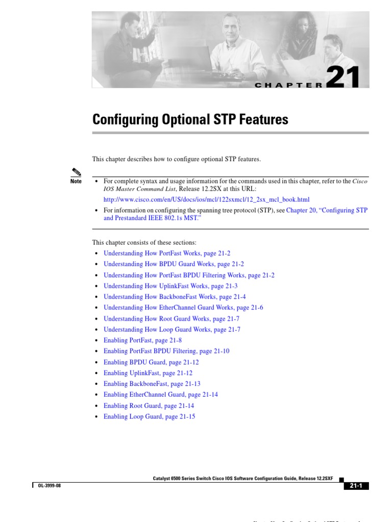 Configuring Optional STP Features: IOS Master Command List, Release 12.2SX at This URL | PDF ...