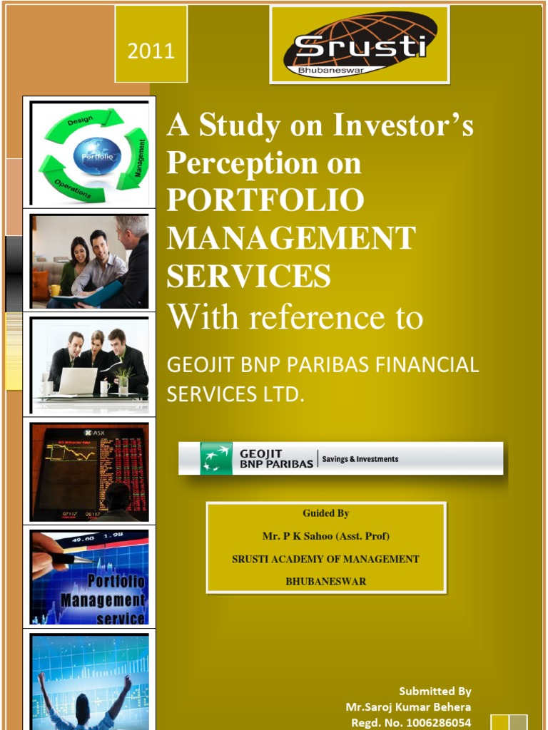 Investors Perception On Portfolio Management Services | PDF ...