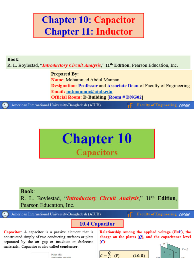 08mid DC Capacitor Inductor | PDF | Capacitor | Capacitance
