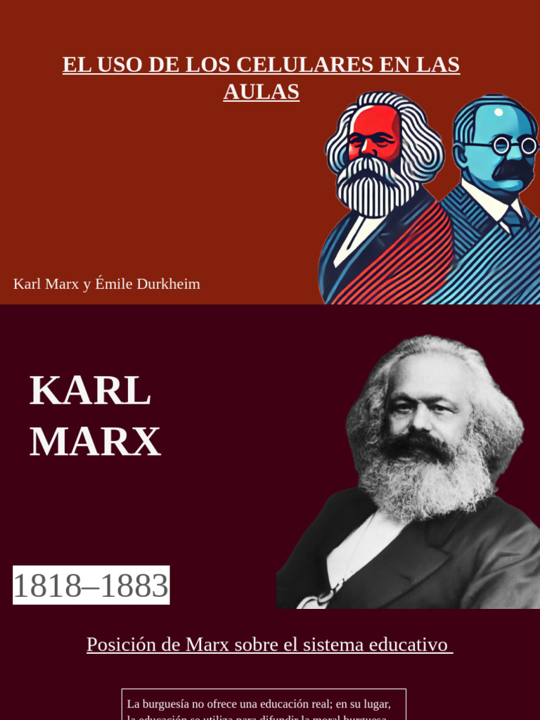 Marx y Durkheim | PDF | Karl Marx | Biología Celular)