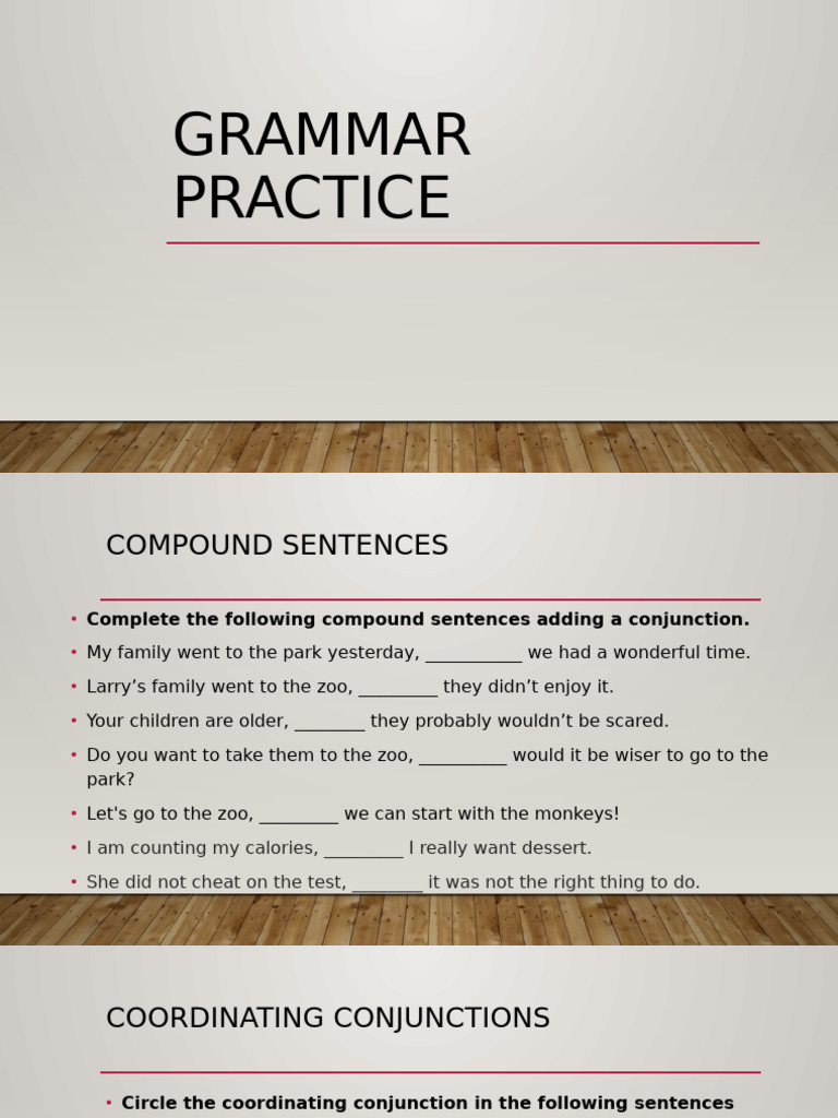 Grammar Practice | PDF