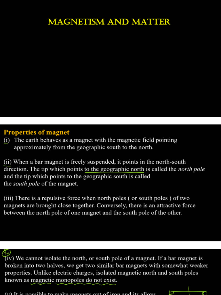 Magnetism and Matter 1 | PDF