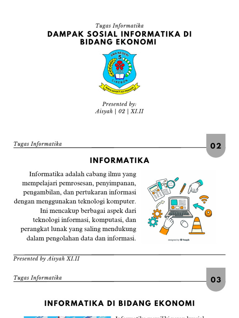 Dampak Informatika pada Ekonomi Digital | PDF