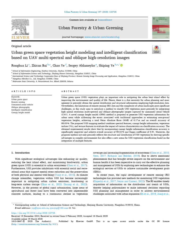 UGS Vegetation Height Modeling Using UAV | PDF | Machine Learning ...