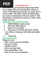 Microsoft PowerPoint 2016 Notes | PDF | Microsoft Power Point | Page Layout