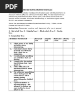 Multidimensional Work Motivation Scale | PDF | Motivational | Motivation