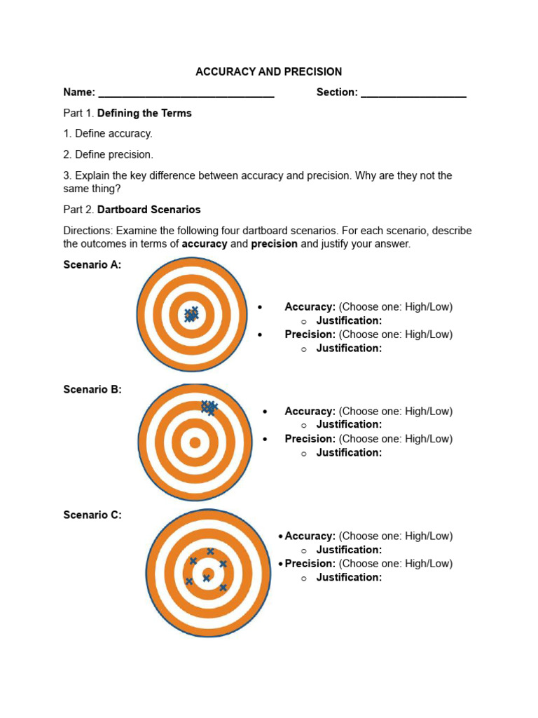 Accuracy and Precision | PDF