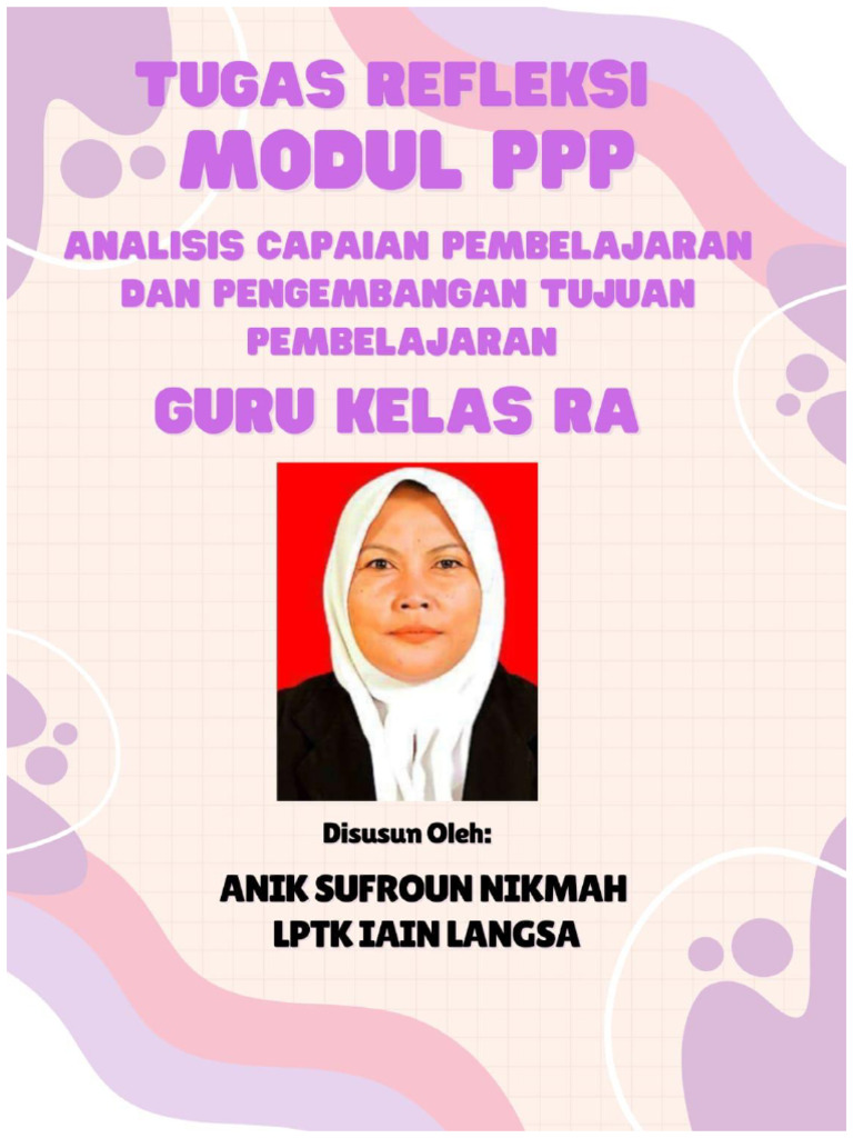 Tugas Refleksi Anik Modul PPP | PDF