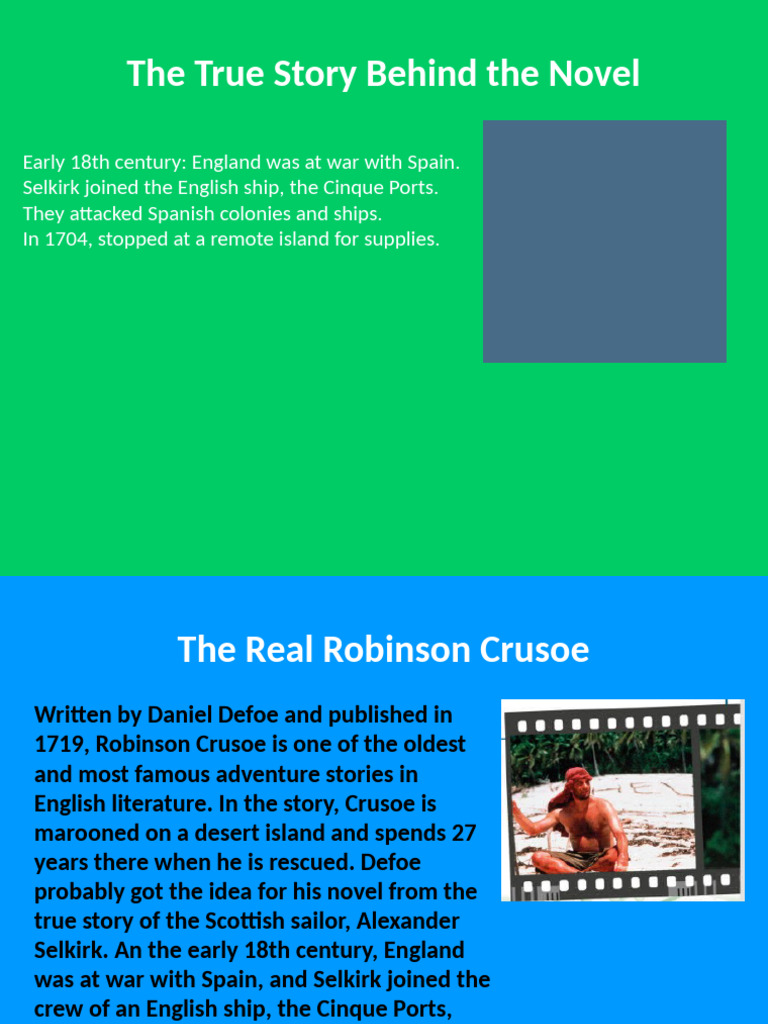 The Real Robinson Crusoe Story | PDF | Robinson Crusoe | Shipping