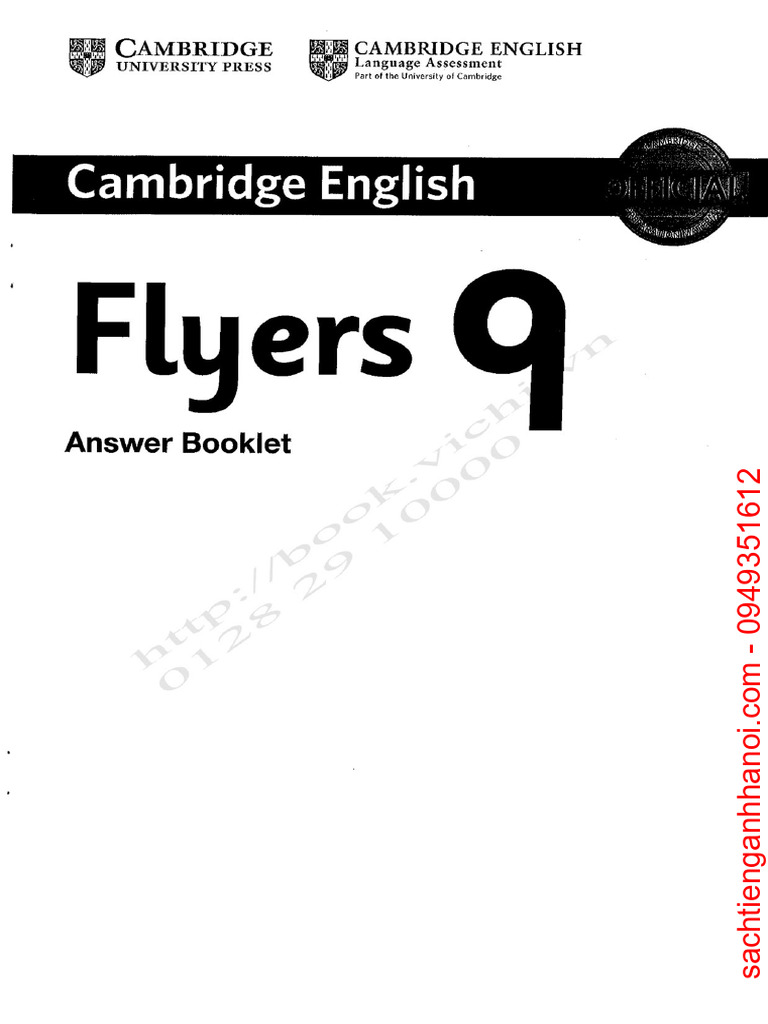 Tests Flyers 9 Key | PDF