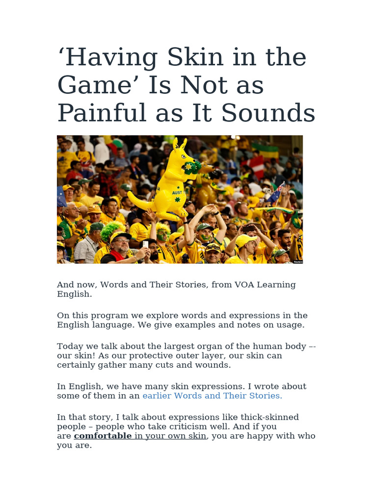 Having Skin in The Game | PDF