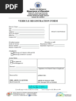 Vehicle Request Form | PDF | Vehicles | Transport