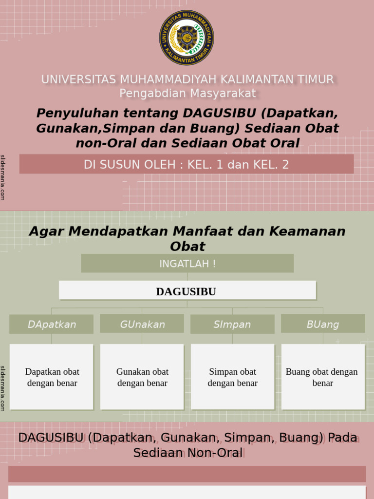 Edukasi DAGUSIBU untuk Keluarga Sadar Obat | PDF