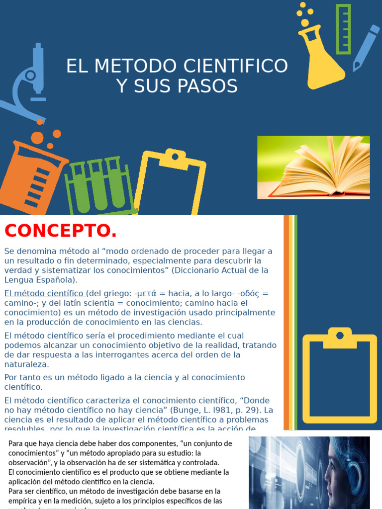 El Metodo Cientifico y Sus Pasos . | PDF | Método científico | Hipótesis