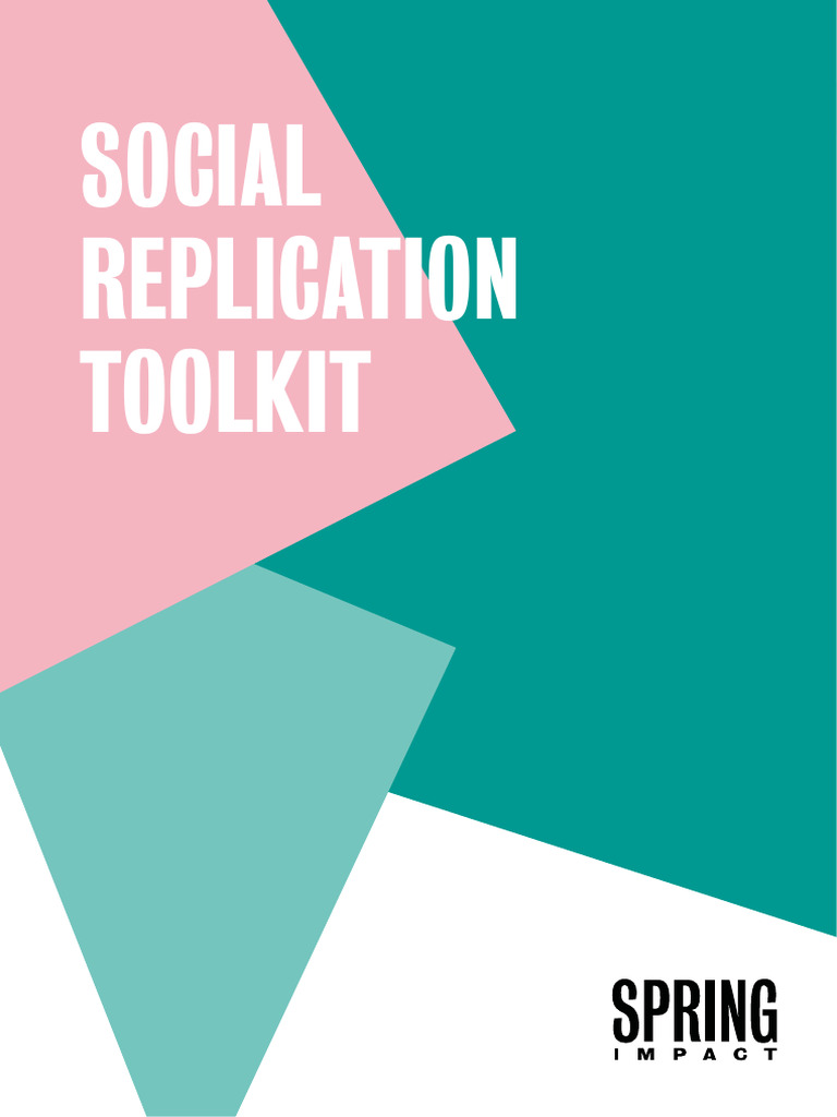 Social Replication Toolkit Guide | PDF | Goal | Violence