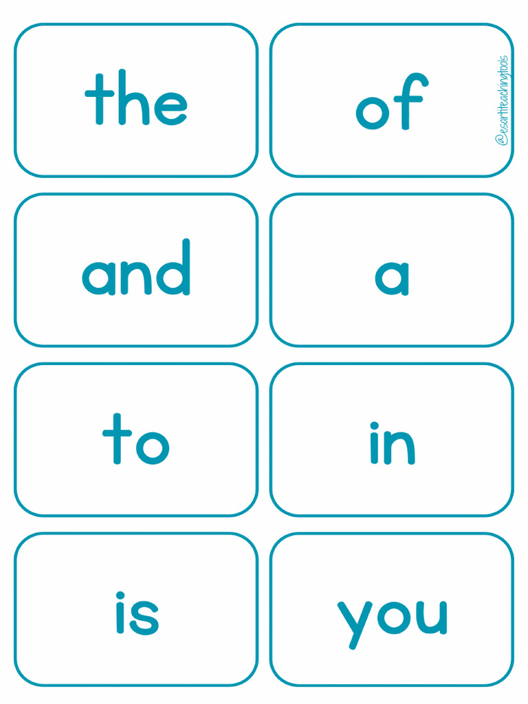 100 Fry Sight Words | PDF