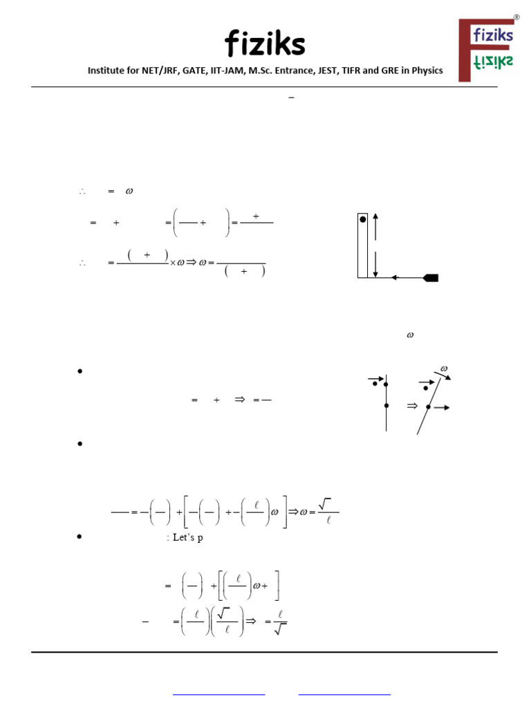 Assignment-7 - Solution - Conservation of Angular Momentum | PDF | Momentum | Angular Momentum