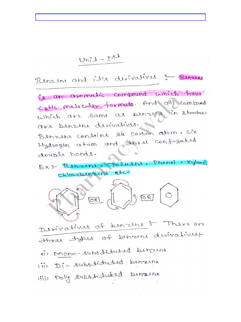 U 1। POC 2 3rd Sem Handwritten Notes। Shahruddin Khan। Pharmacy | PDF ...
