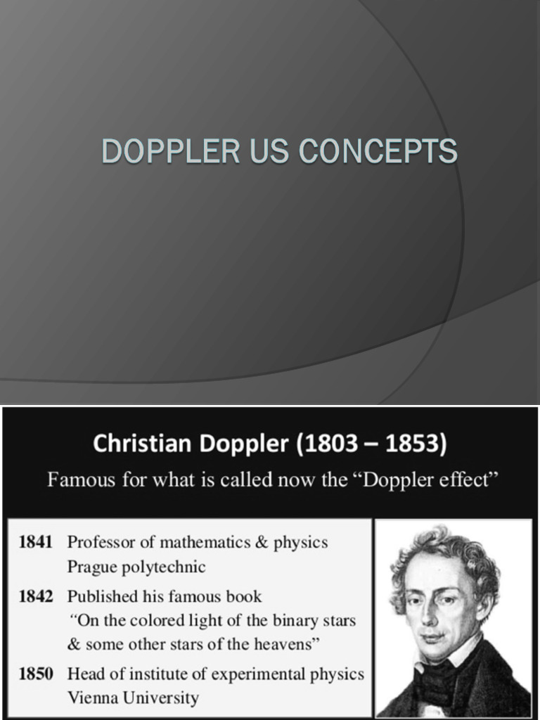 Doppler Principles | PDF | Doppler Effect | Ultrasound