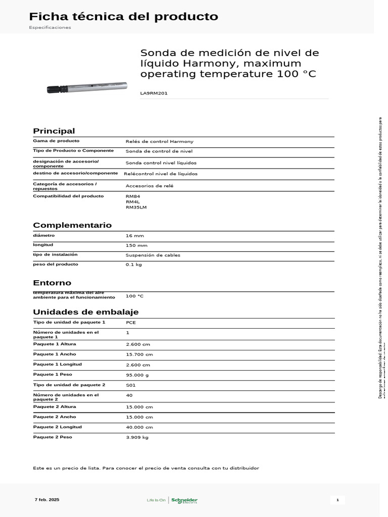 Schneider Electric - Relés-Harmony-Control - LA9RM201 | PDF
