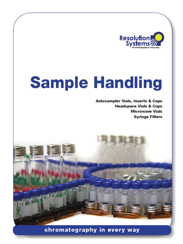 Resolution Systems Sample Handling | PDF | Amorphous Solid | Materials