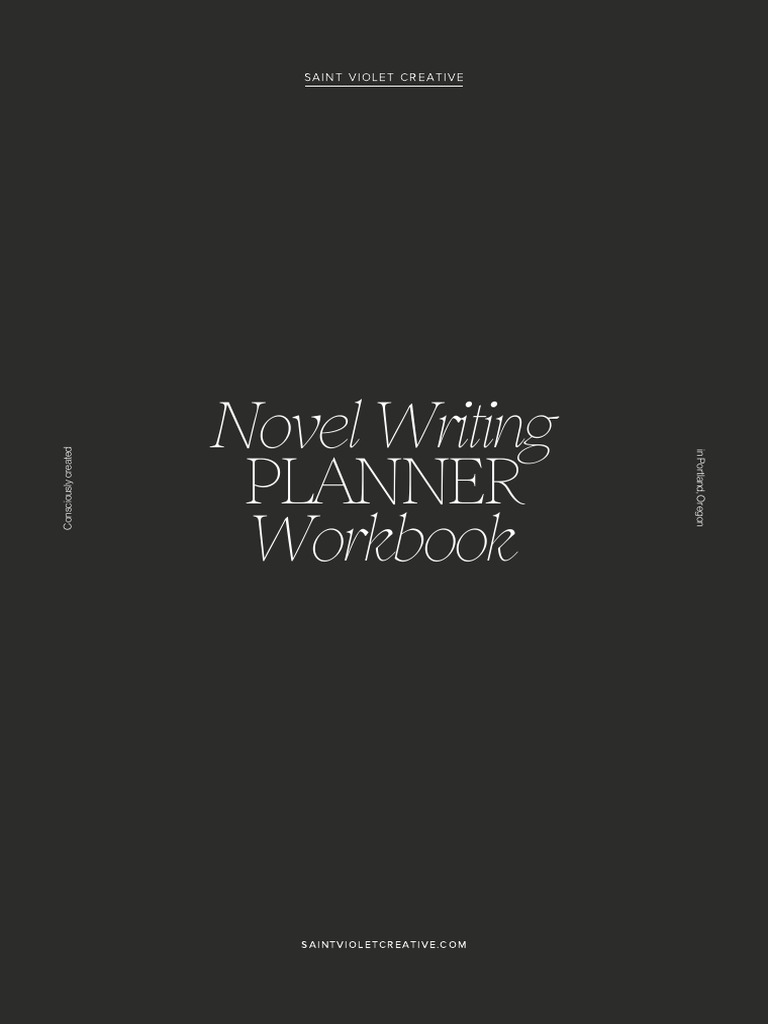 High and Low Contrast - A4 - Printable - Updated Novel Writing Workbook ...