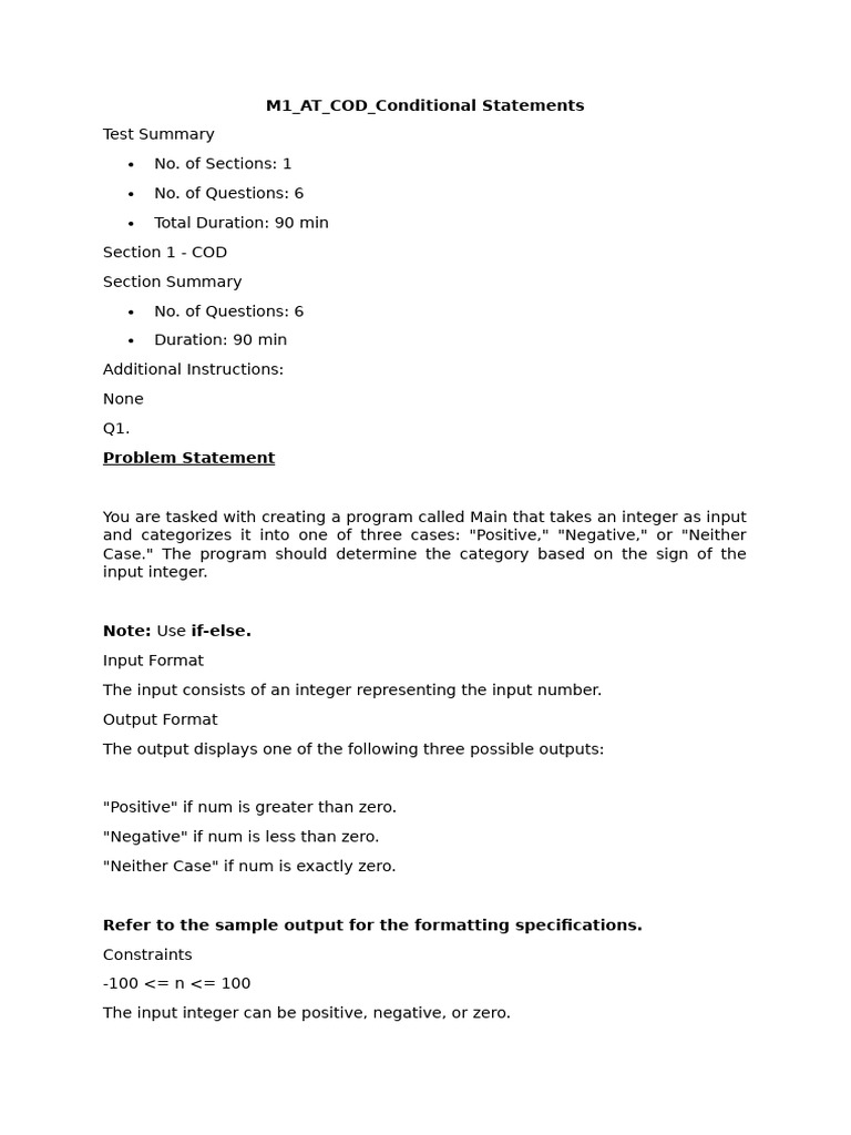 01 03 2025 Coding on Conditional Statements 1 | PDF | Computer Science ...