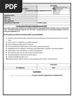 Notification of Construction Work | PDF