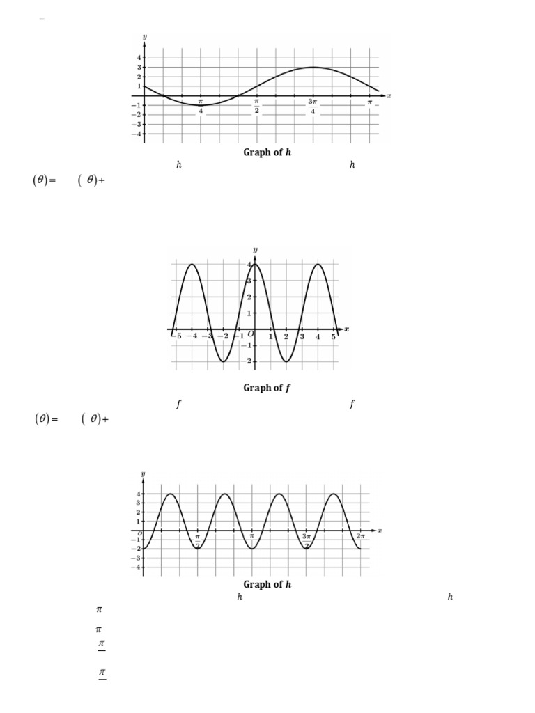 AP Precalculus Sinusoidal Practice | PDF | Function (Mathematics ...