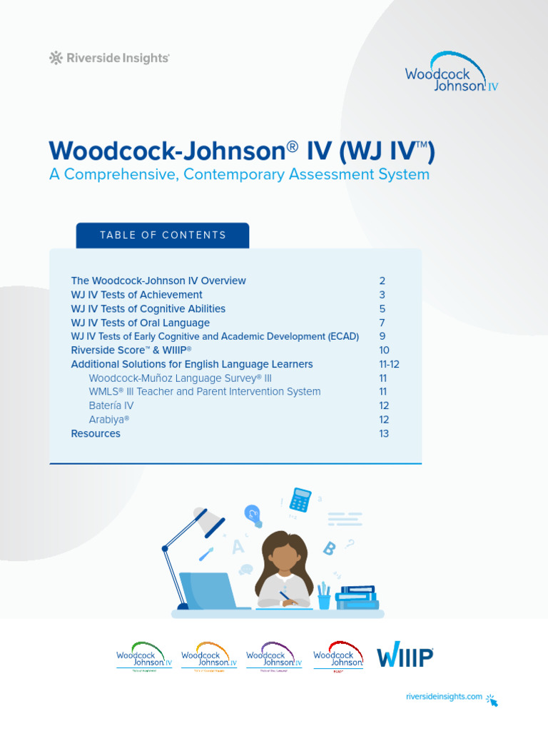 Woodcock-Johnson IV Assessment Overview | PDF | Educational Assessment ...