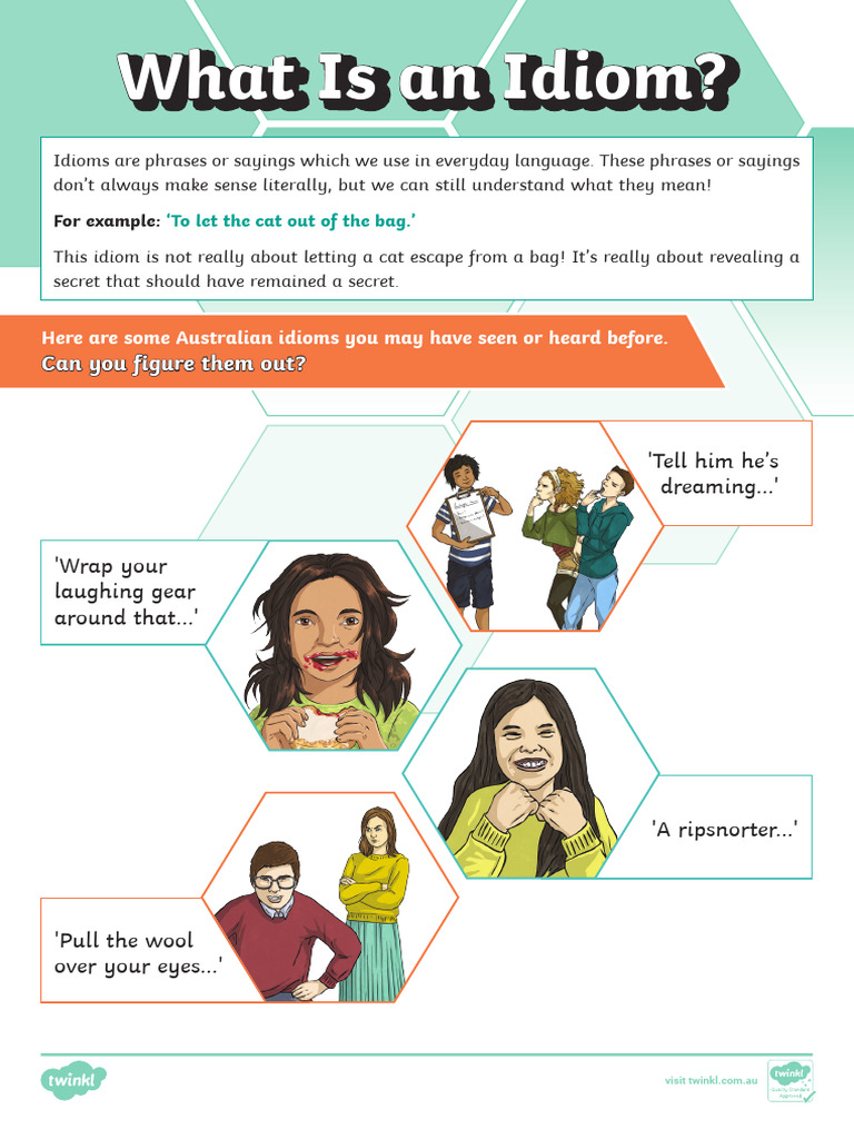 Au l 1680065756 Australian Idioms Activity Poster Ver 1 | PDF