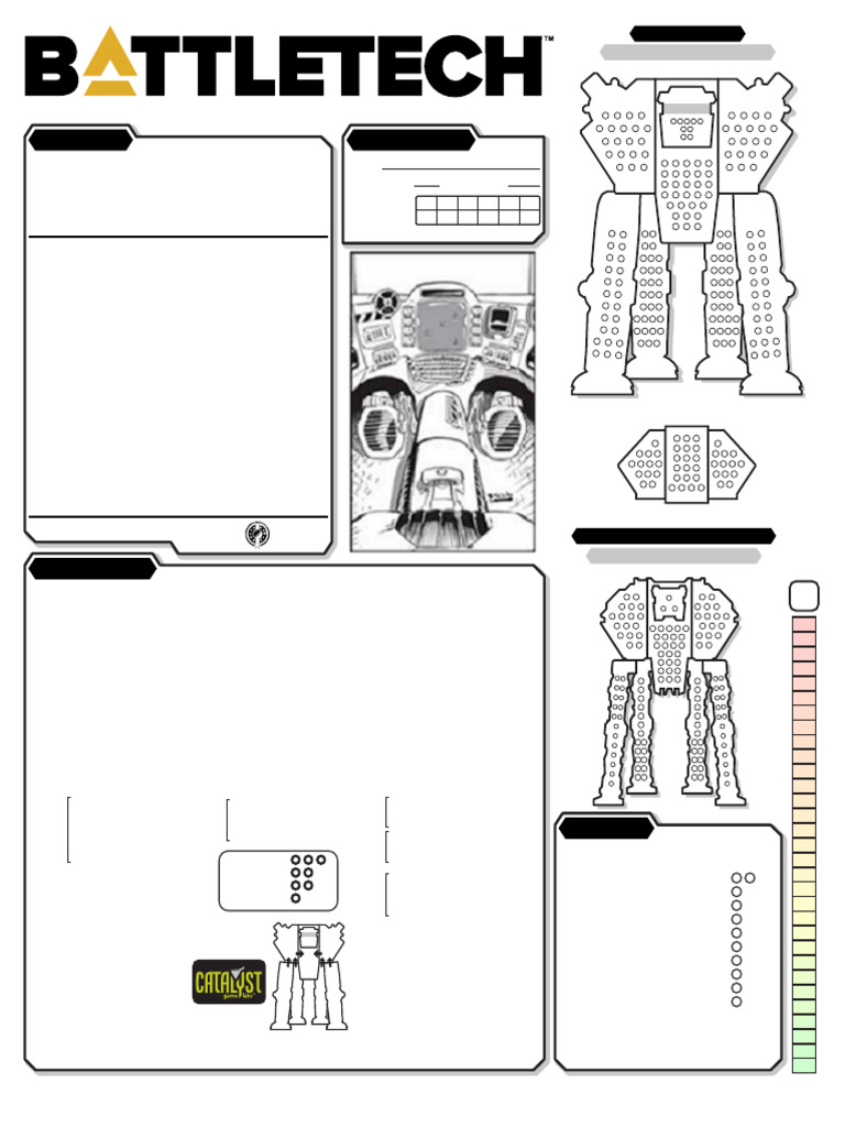 Goliath BattleMech Record Sheet | PDF | Battle Tech