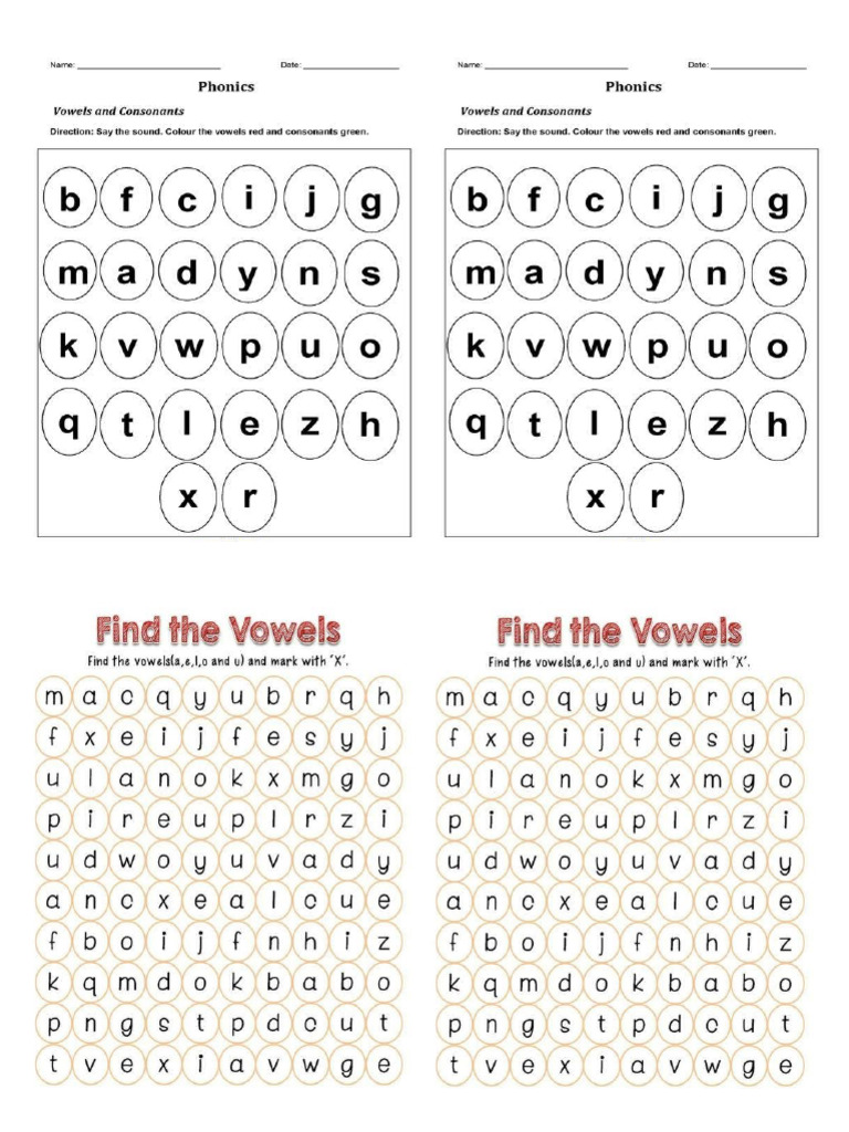 Consonant Vowel | PDF