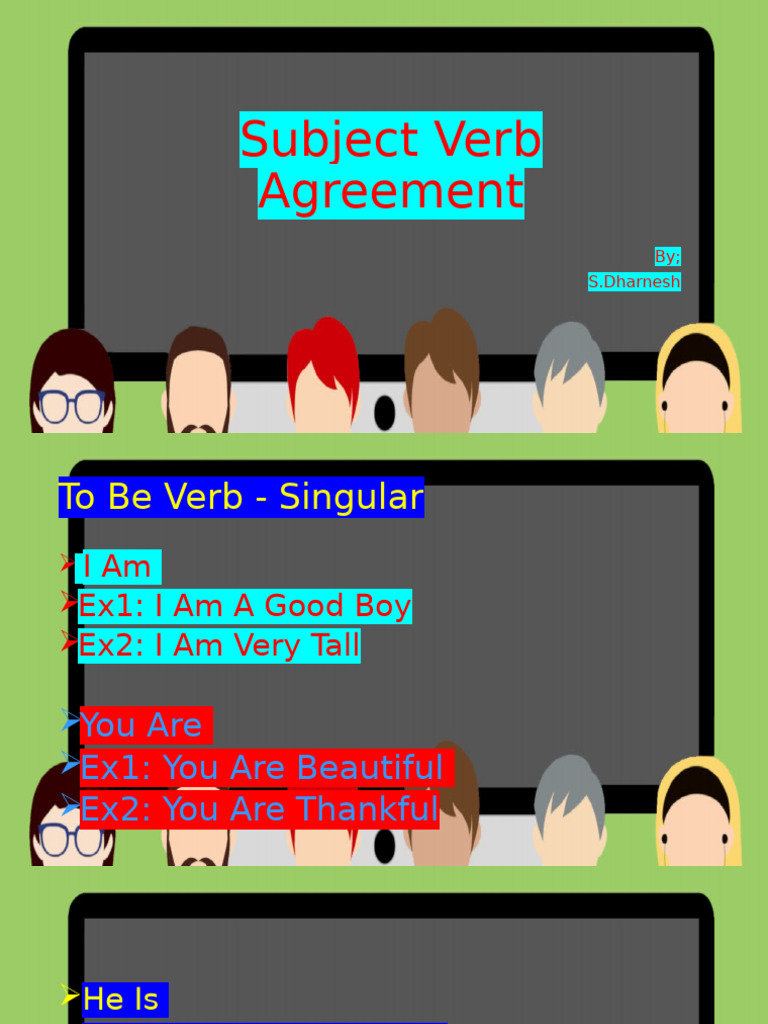 Subject-Verb Agreement Guide | PDF