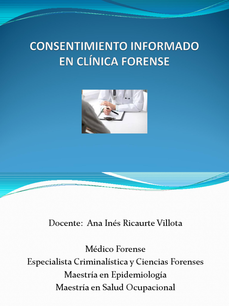 Consentimiento Informado Clinica Forense Julio 2025 | PDF | Agresión sexual | Fiscal