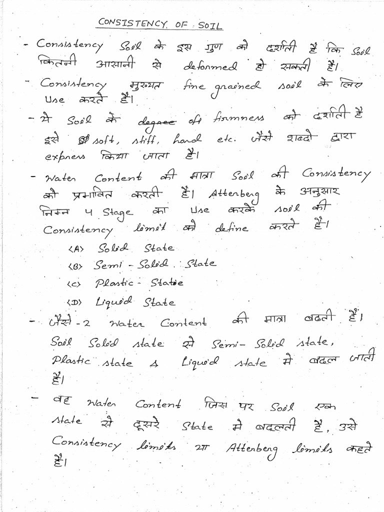 Chp.3 Soil (Consistency of Soil).PDF | PDF