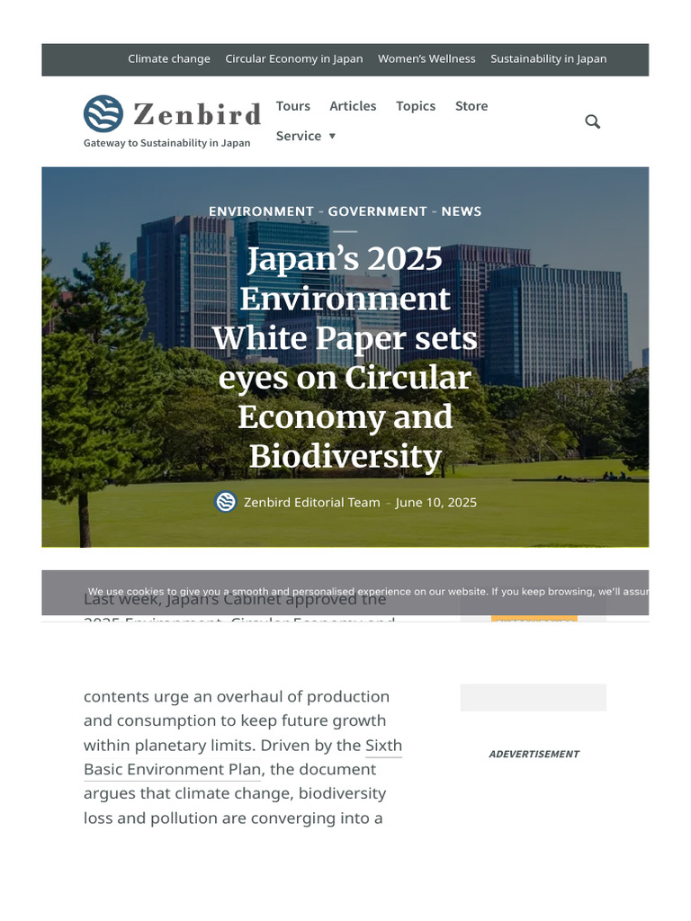 Japan's 2025 Environment White Paper Sets Eyes On Circular Economy and ...