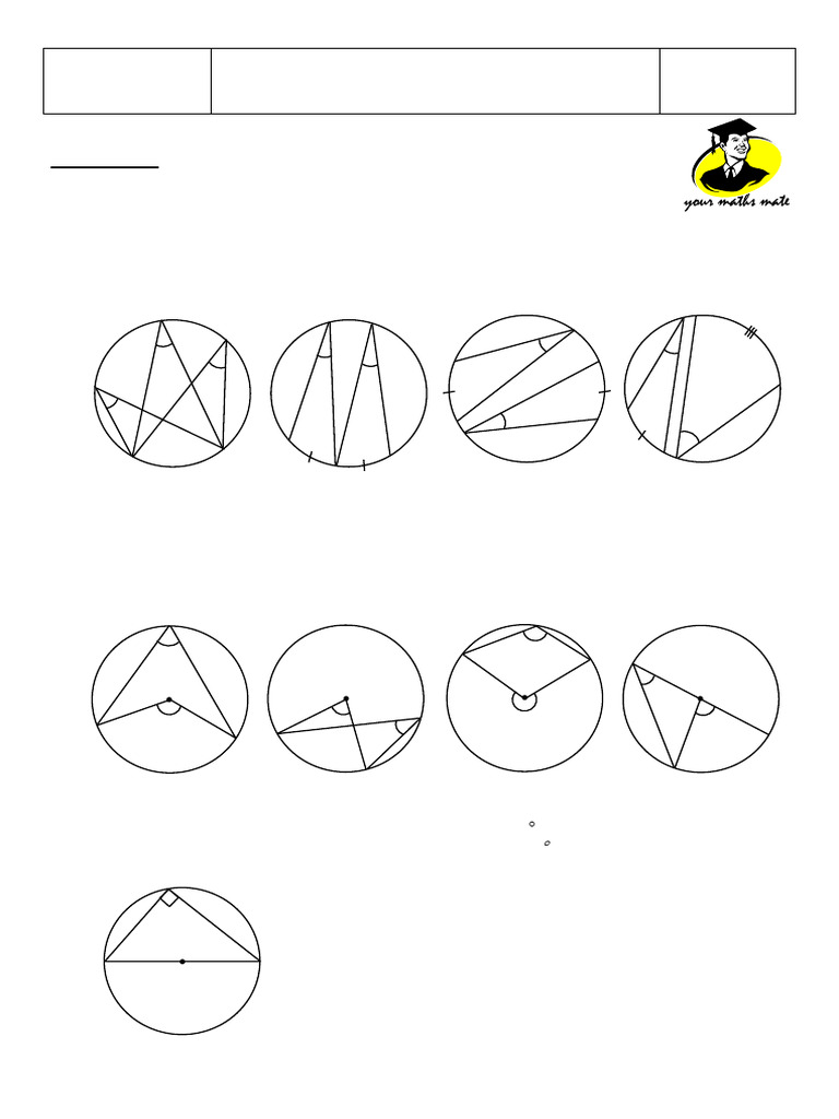 PT3 Chapter 6 Angle and Tangent of Circles | PDF