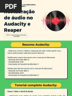 Guia Completo para Usar o Audacity | PDF | Som | Gravação e reprodução ...