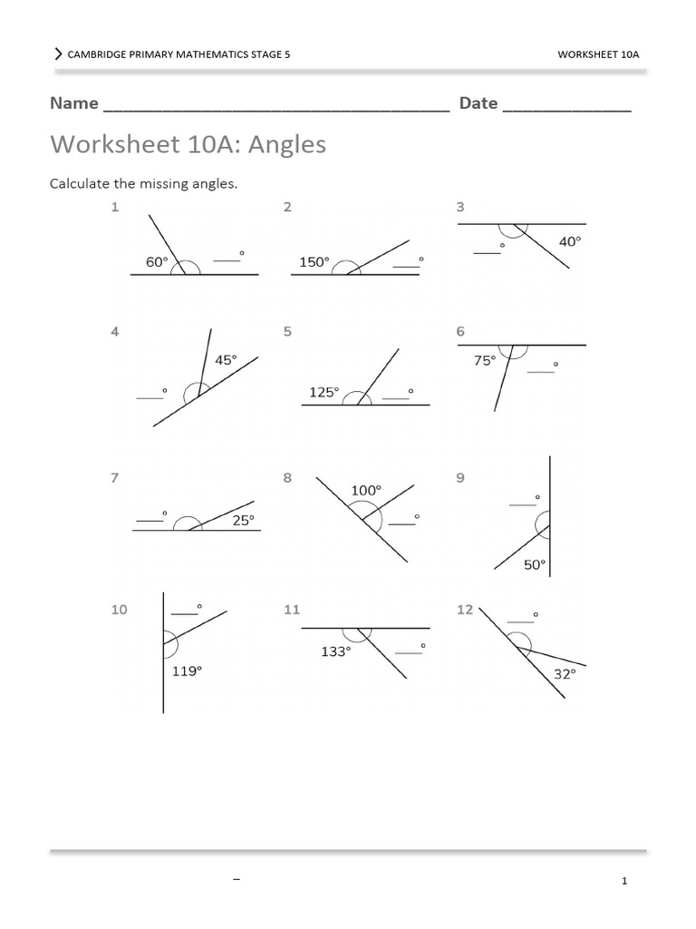 LSN 10.1 Worksheet1 | PDF