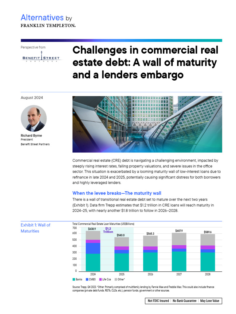 CRE Debt Challenges: Maturity Wall Ahead | PDF | Bonds (Finance ...