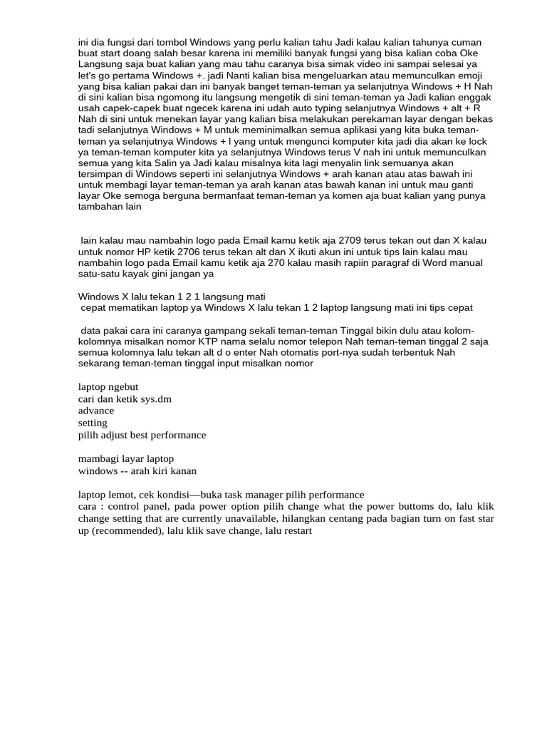 Ini Dia Fungsi Dari Tombol Windows Yang Perlu Kalian Tahu Jadi Kalau Kalian Tahunya Cuman Buat ...