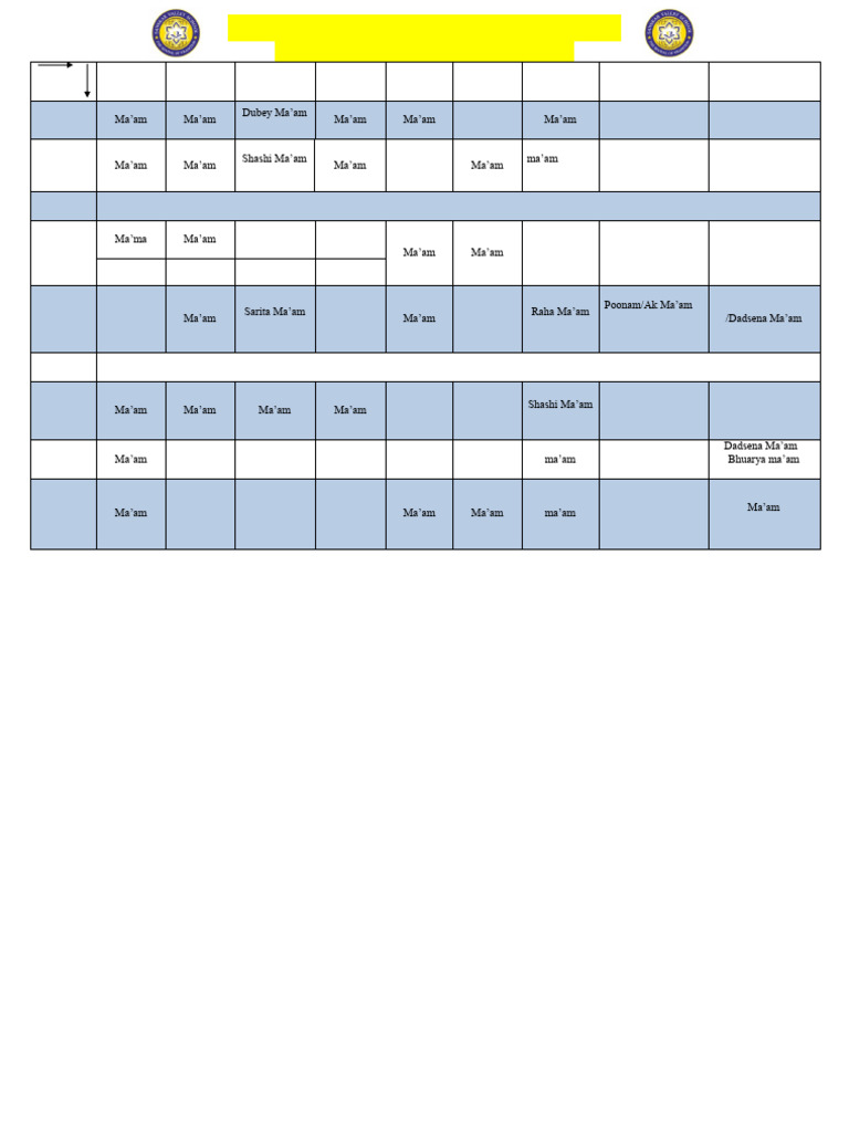 Time Table For Class 6 To 12 2025 Final | PDF | Languages | Foreign ...